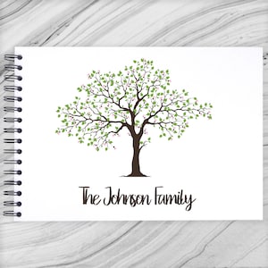 Personalised Family Tree A3/A4/A5 Scrapbook, Photo Album, Guest Book ...