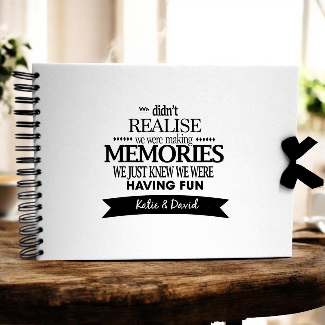 Personalised White Scrapbook A5 A4 Making Memories, Photo Album ...