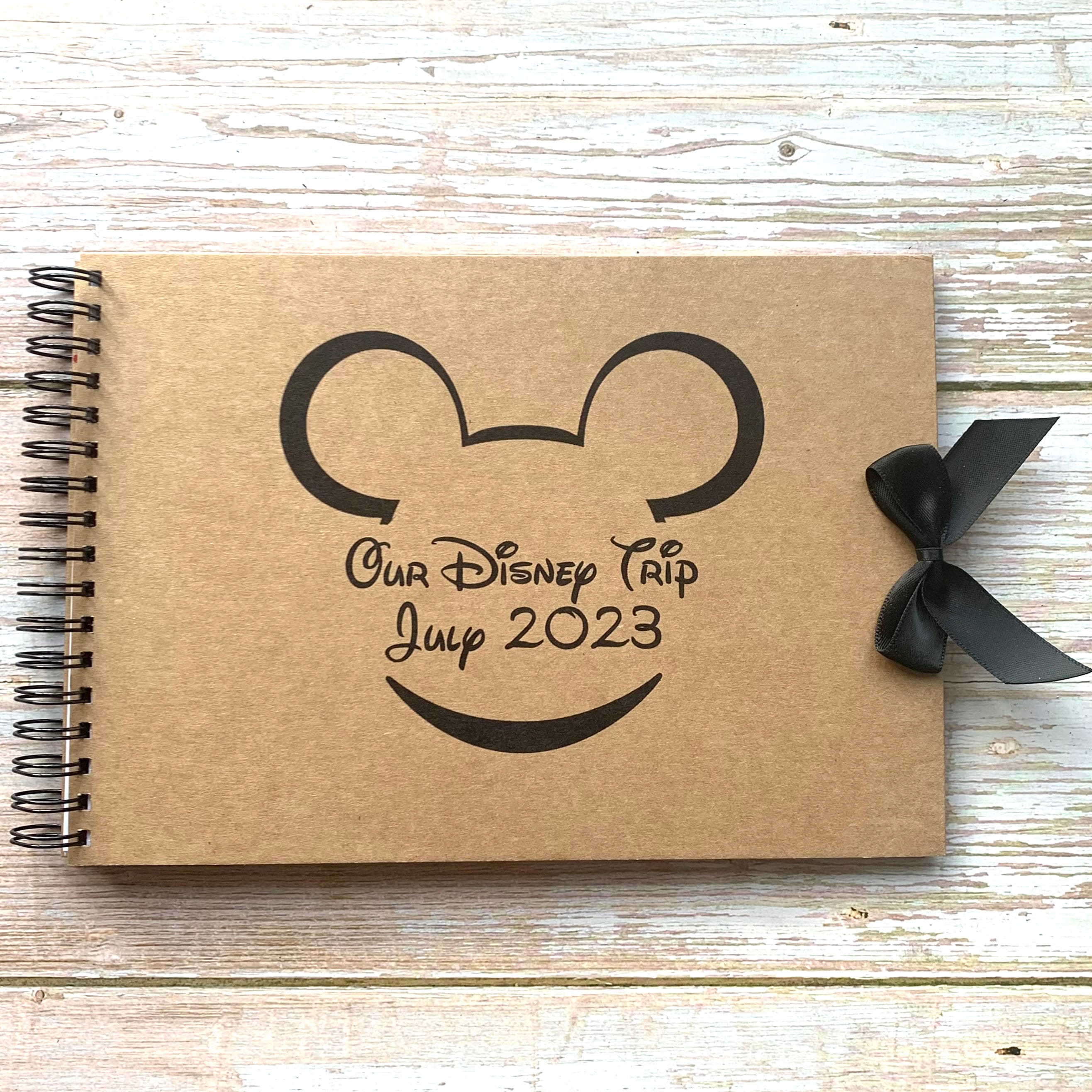 Personalised Bow Disney Autograph Book Mickey or Minnie - Etsy UK