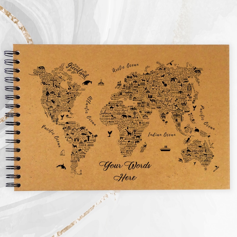 Travel World Photo Album - Etsy UK