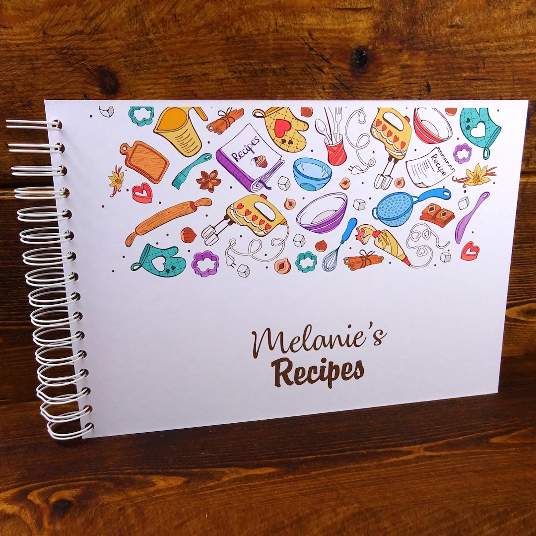 Personalised Recipe A3/A4/A5 Scrapbook, Album, Ideas, Baking/cooking ...