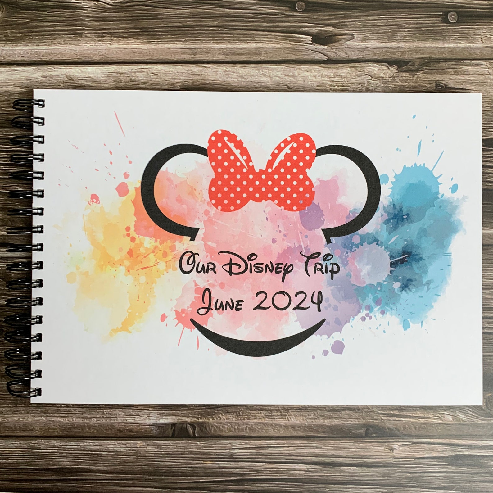 Personalised Splash Disney Autograph Book Mickey or Minnie - Etsy UK