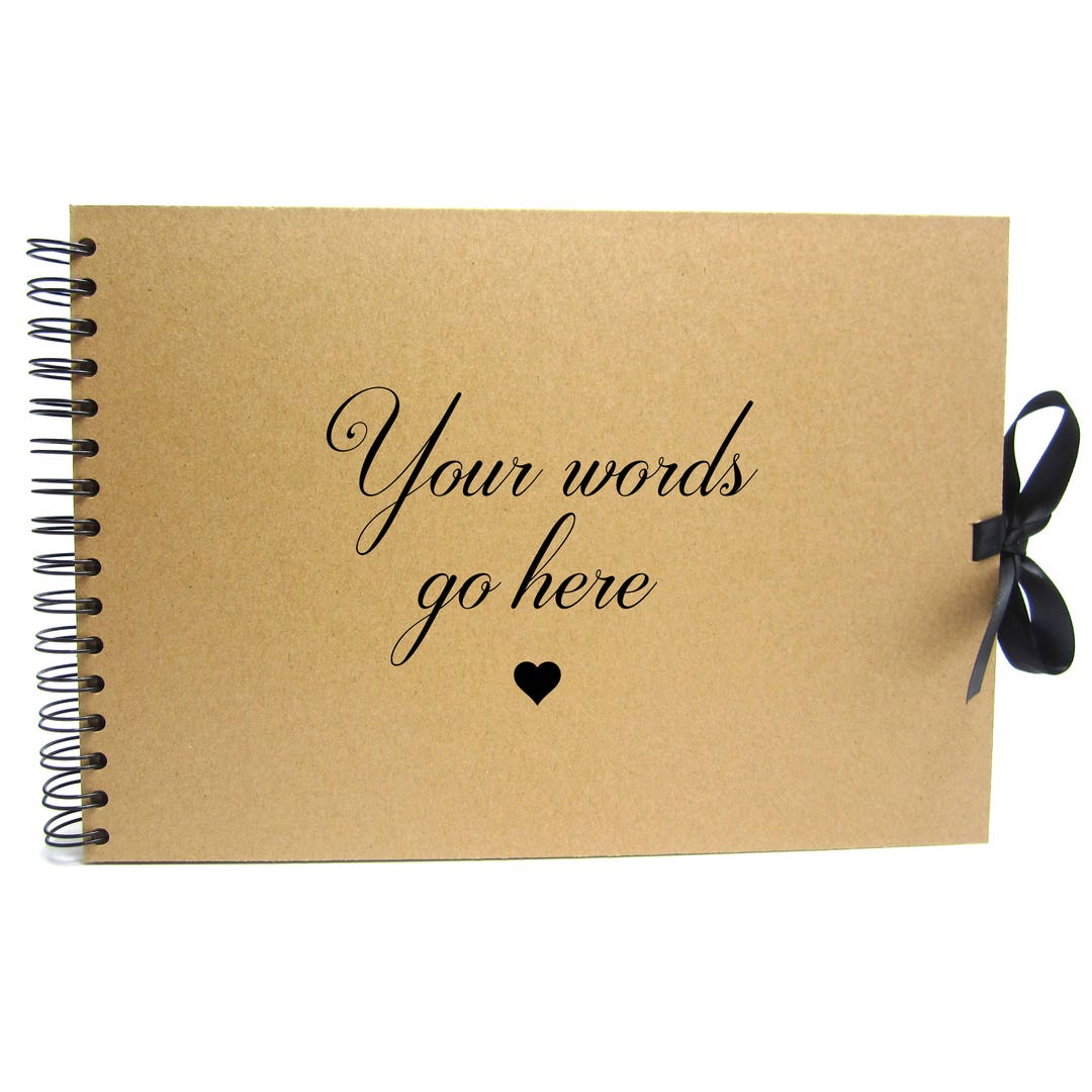 Personalised Landscape Scrapbook A3 A4 A5 Photo Album, Guest Book, Gift ...