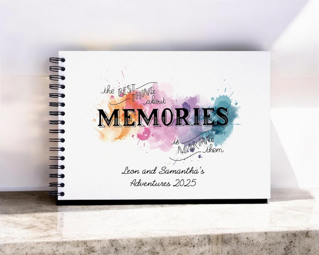 Personalised Splash Best Memories Scrapbook A5 A4 A3 , Photo Album ...