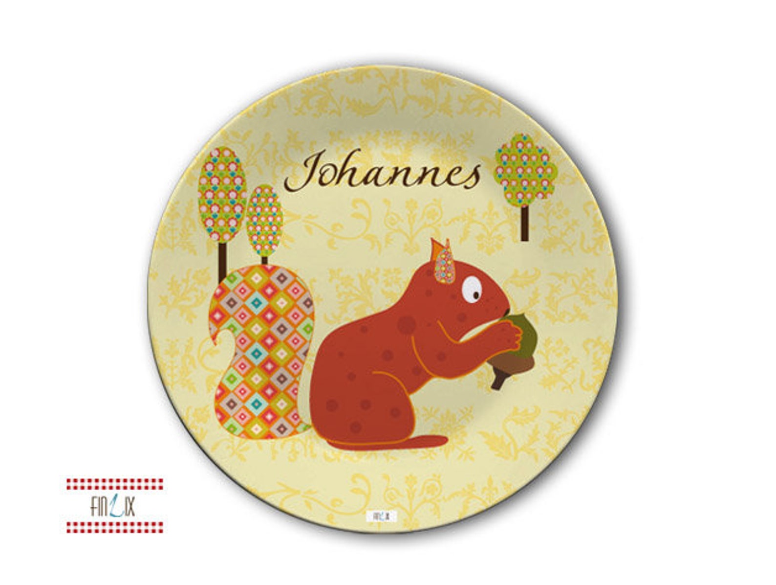 Children's Plates With Names, Children's Tableware, Plates Customizable ...