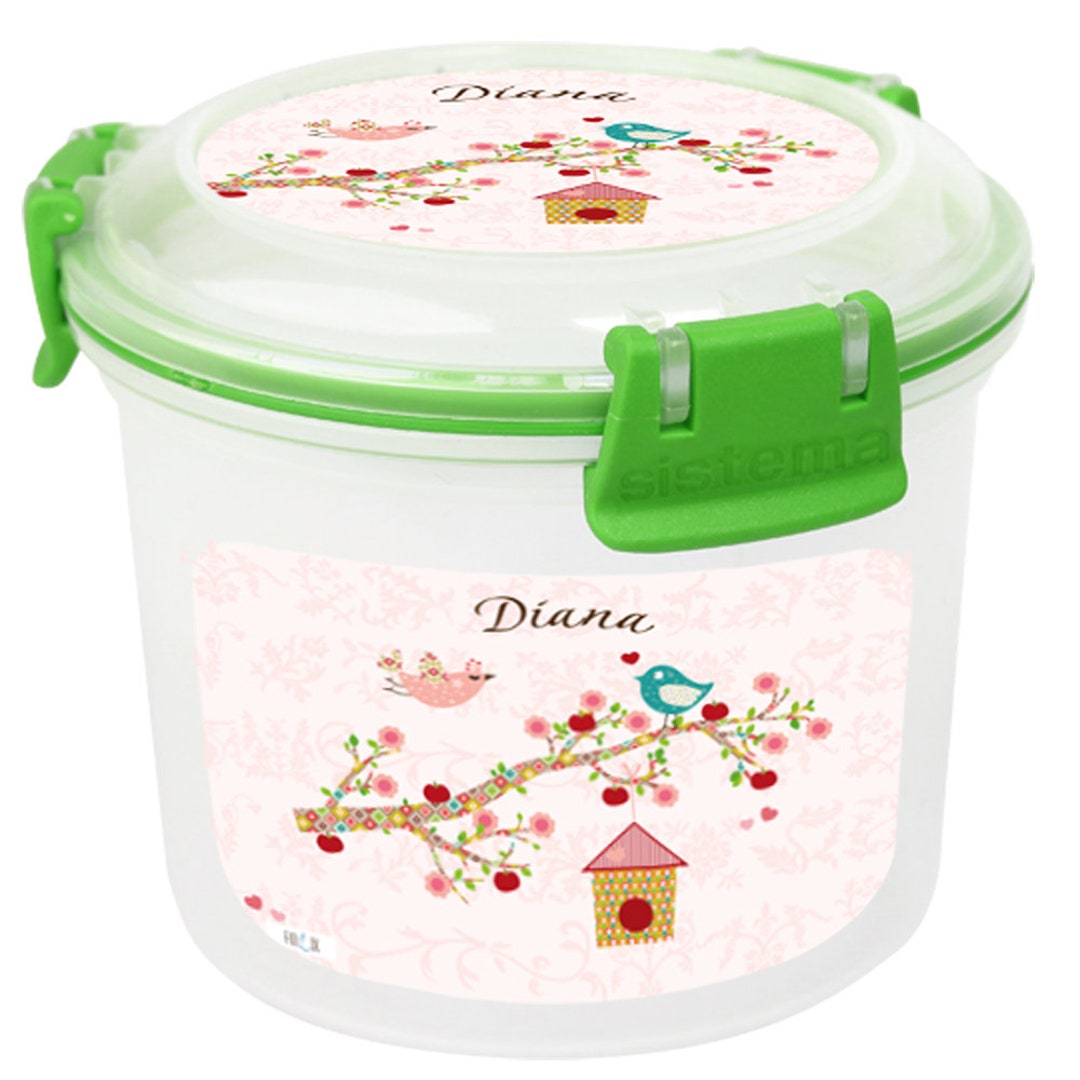 Box for Muesli With Names, Muesli to Go, Children's Lunch Box - Etsy