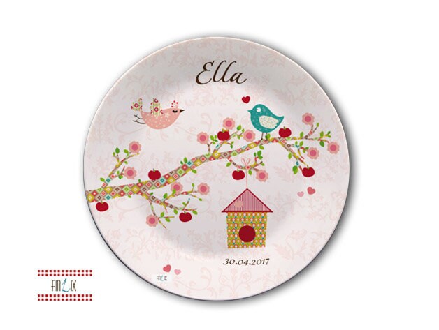 Children's Plates With Names, Children's Tableware, Plates Customizable ...