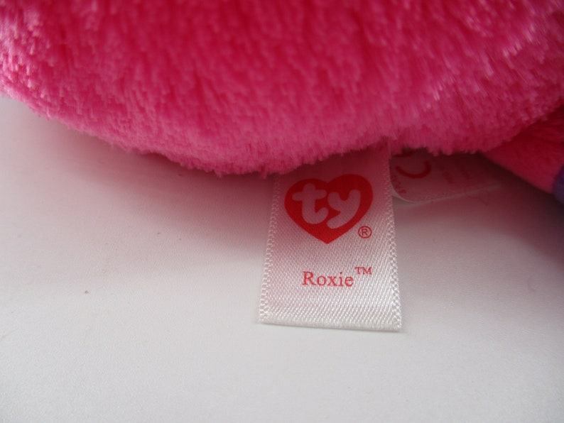 6" Ty Beanie Boo "roxy" Pink and Purple Raccoon, Retired, Mint, Very ...