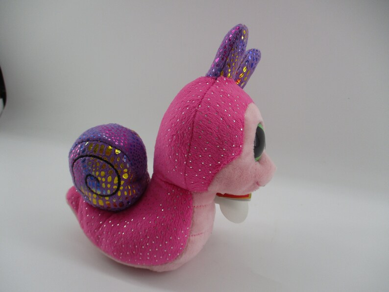 6" Ty Beanie Boo Scooter Snail: Pink & Purple, Retired, Mint; 6". - Etsy