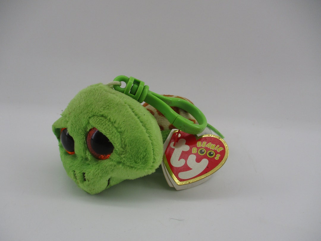 3.5" Ty Beanie Key Clip Key Chain "zippy" Green Turtle, Retired, Mint ...