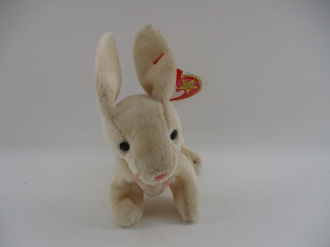6" Ty Beanie "nibbler" Off-white Bunny Rabbit, Retired, Mint. - Etsy
