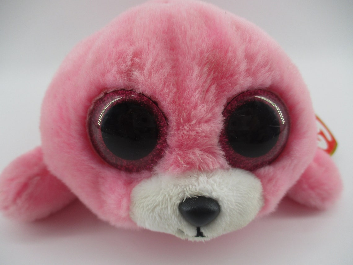 Pierre, 6" Pink Ty Beanie Boo Baby Seal, Retired, New, Mint. - Etsy