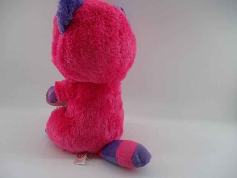 6" Ty Beanie Boo "roxy" Pink and Purple Raccoon, Retired, Mint, Very ...