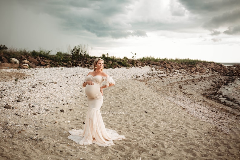 Maternity Gown For Photo Shoots Mermaid Style Maternity Etsy