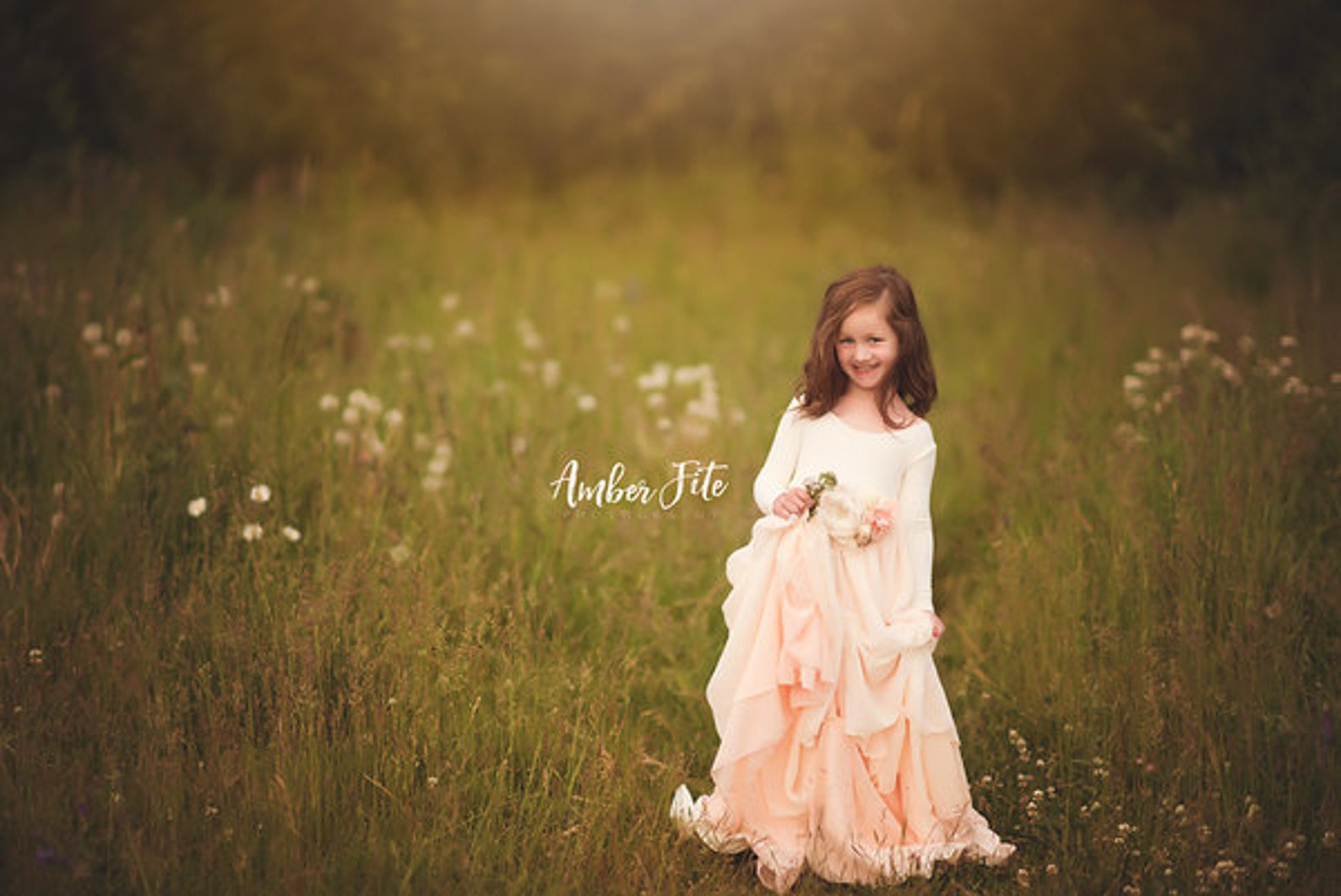 Mackenzie Girls Gown 3 Panel Full Ccircle Chiffon Skirt With - Etsy