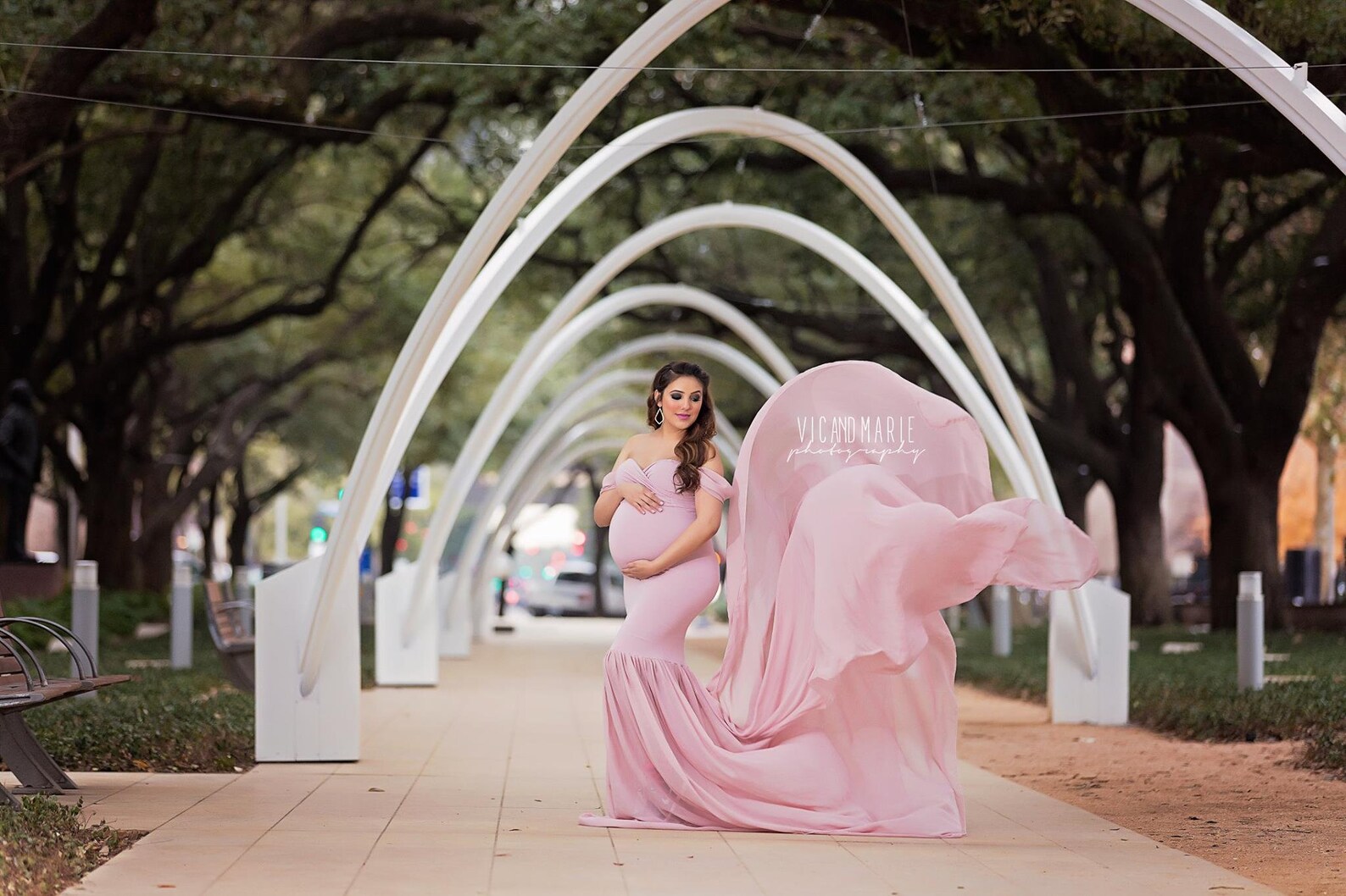 Mermaid Style Maternity Gown For Photo Shoots Angela Gown Etsy