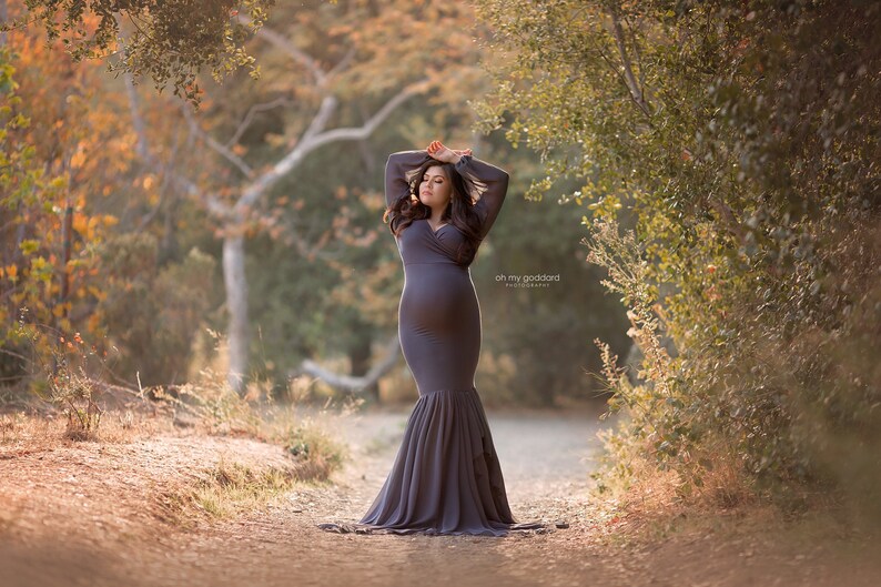 Maternity Gown For Photo Shoots Mermaid Style Maternity Etsy