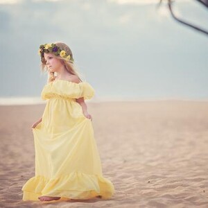 Reece Gown Girls Vintage Dress Flowing Hand Made Dress Classic Vintage ...