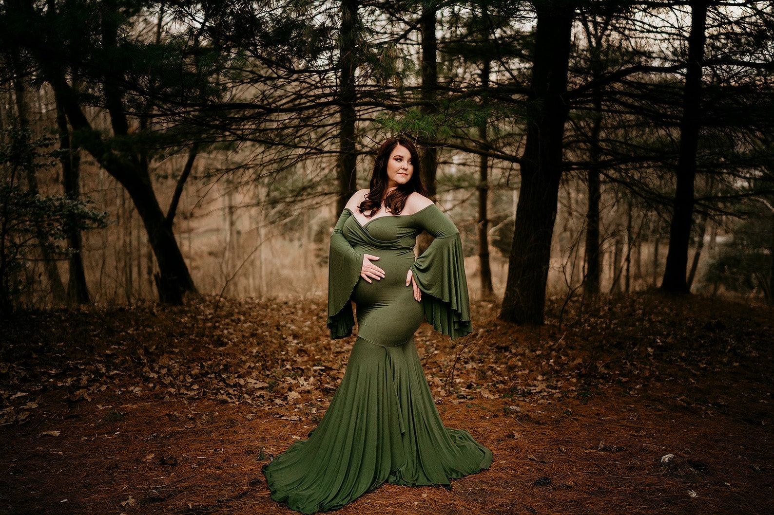 Maternity Gown For Photo Shoots Mermaid Style Maternity Etsy