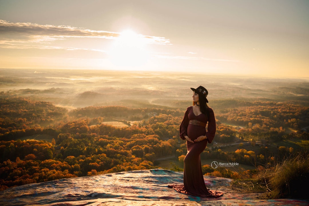 Maternity Gown For Photo Shoots Fitted Maternity Dress Florence Gown