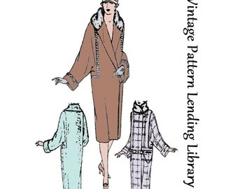 1920s Coat Pattern | Etsy