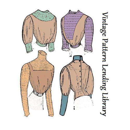 Victorian Era 1890s Cape Sewing Pattern. | Etsy