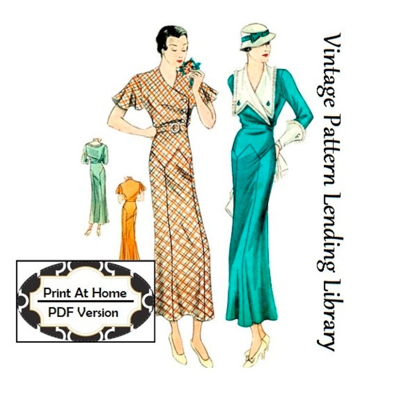 1930s Sewing Pattern - Etsy