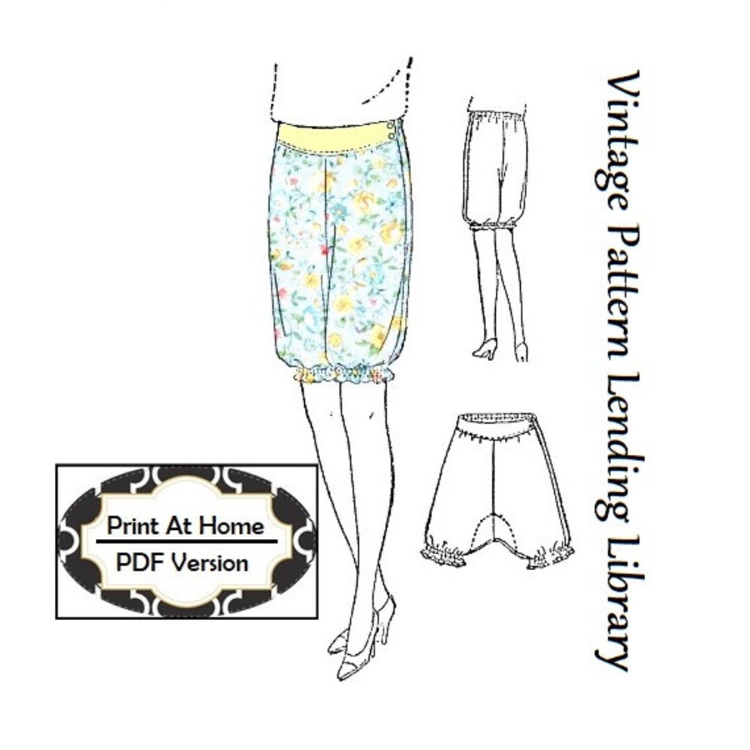 1920s Ladies Bloomers INSTANT DOWNLOAD Reproduction 1928 - Etsy