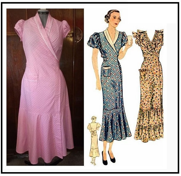 1930s Ladies Hooverette Day Dress INSTANT DOWNLOAD | Etsy