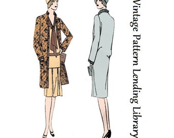 1920s Coat Pattern | Etsy