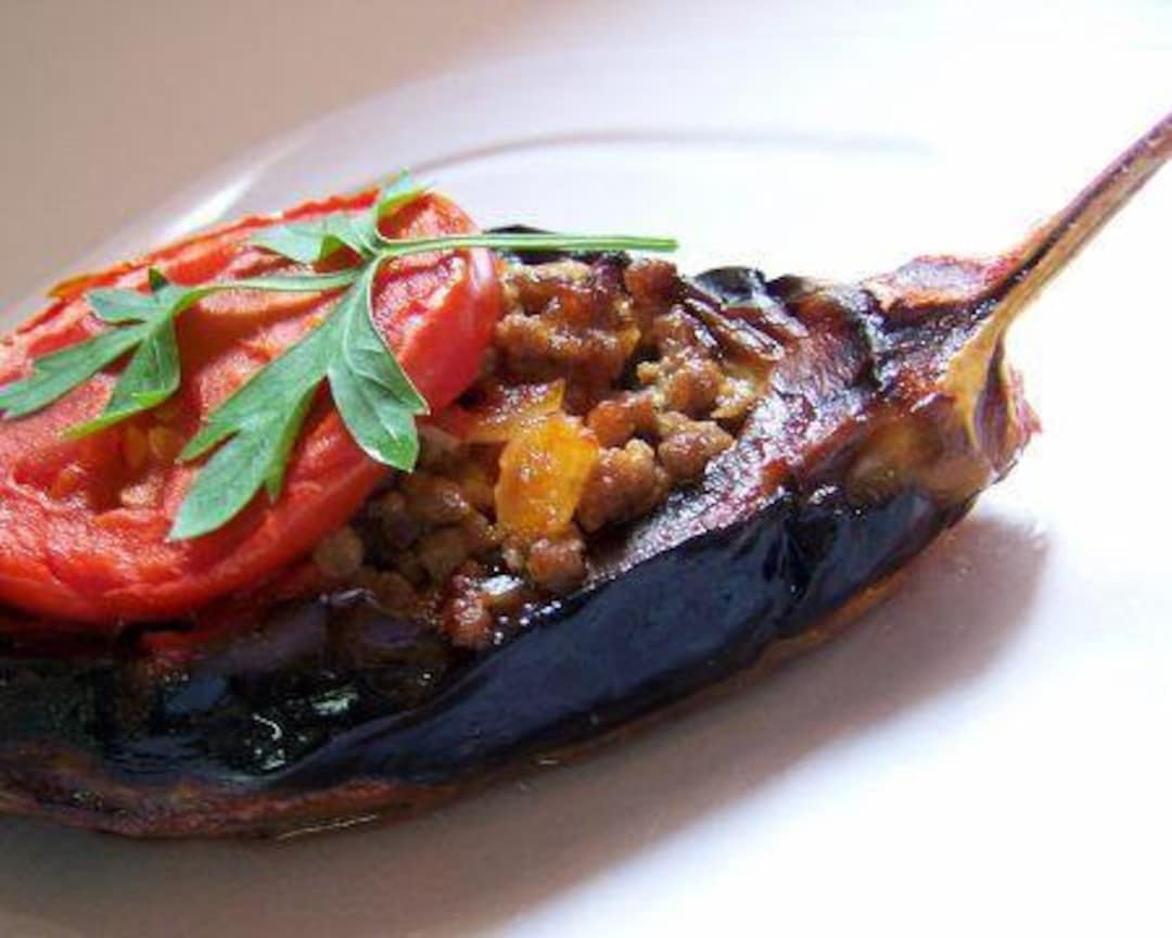 Stuffed Eggplant Recipe - PDF - Cookbooks - Etsy