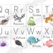 Alphabet Cards Watercolor Animals, Instant Download, Montessori ...
