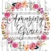 Printable Amazing Grace Hymn Art, Sheet Music, Instant Download, Hymnal ...