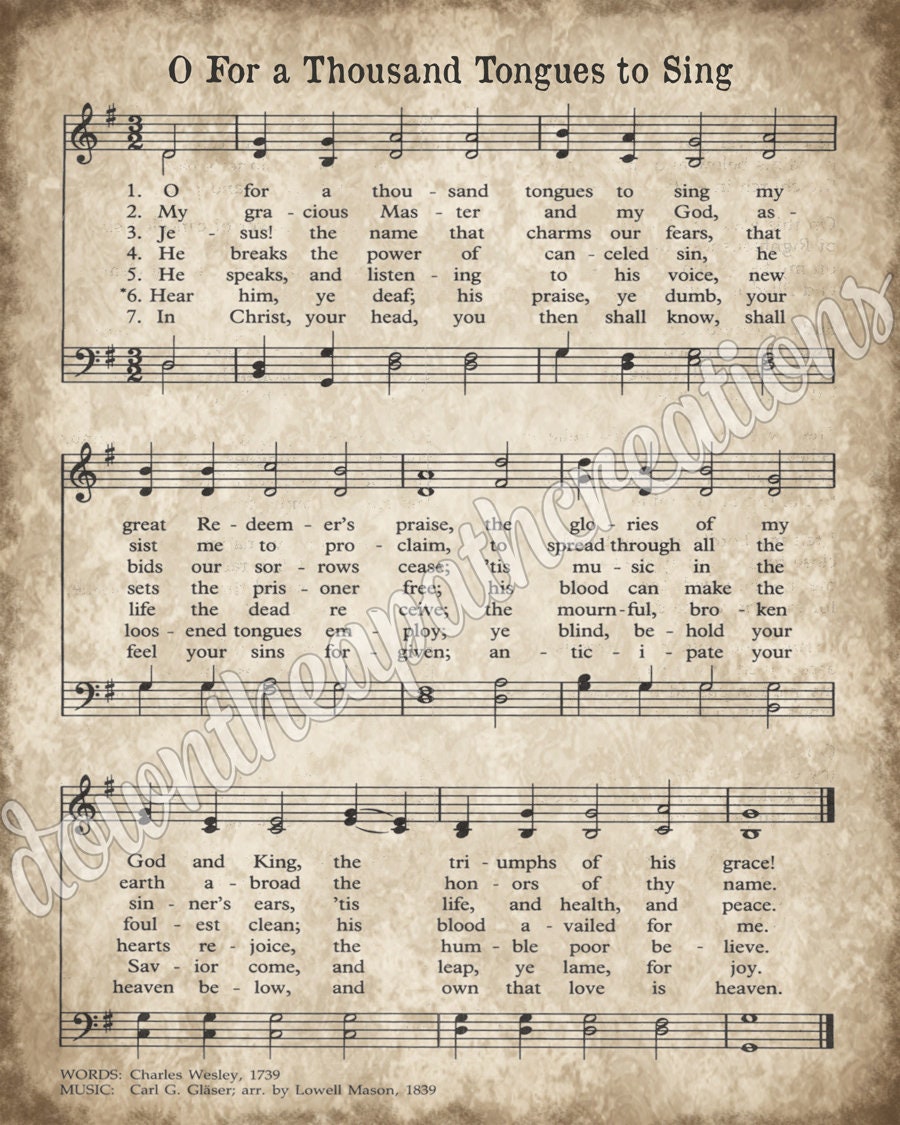 Hymn Prints — Down the Path Creations