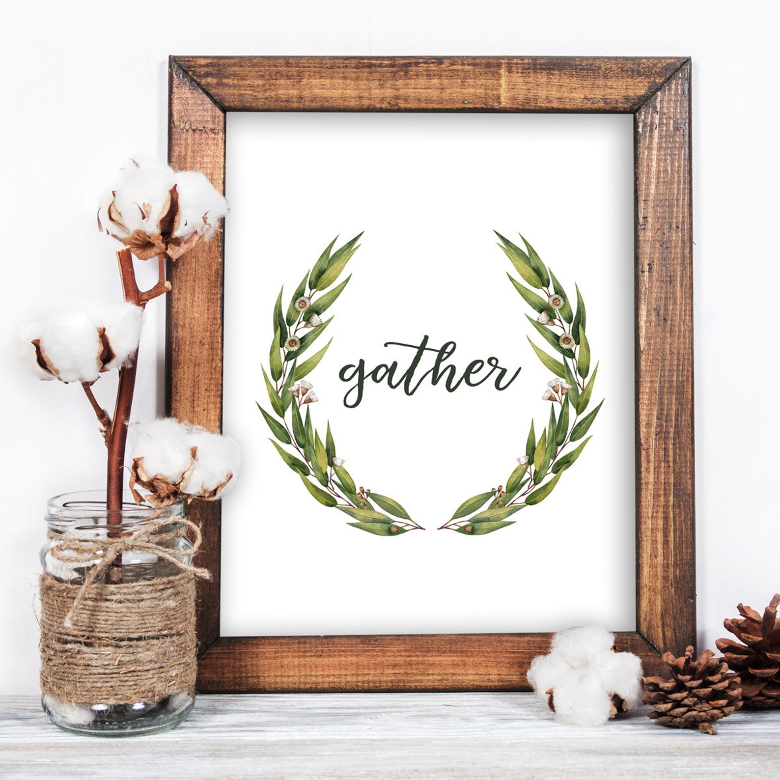 Gather Printable Dining Room Print Instant Download - Etsy