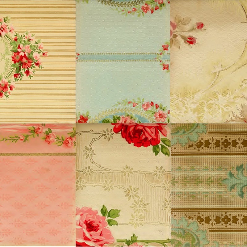 Victorian Wall Paper - Etsy