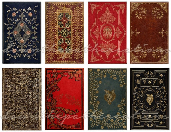 Vintage Book Covers Vector
