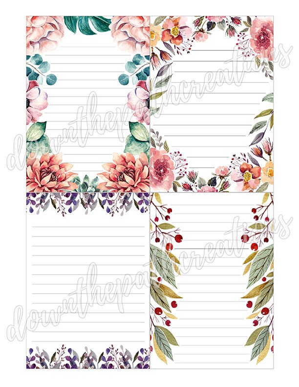 Bible Journaling Cards Printable 3.5 X 5 Instant Download - Etsy