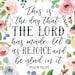 Psalm 118:24 Printable, This is the Day Print, Watercolor Floral ...