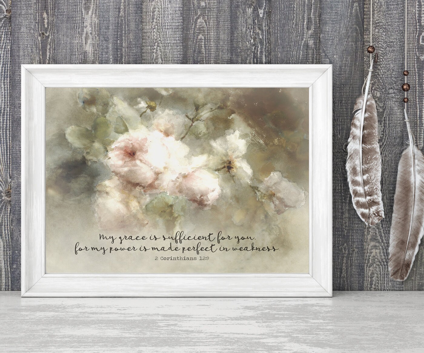 Vintage Scripture Art Prints: Christian Gallery Wall Decor (digital ...