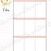 Printable Happy Planner Weekly Pages, Pink Rose Gold, Undated Blank ...