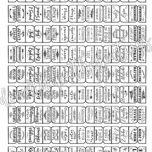 Books of the Bible Tabs, Instant Download, Bible Journaling, Bible ...