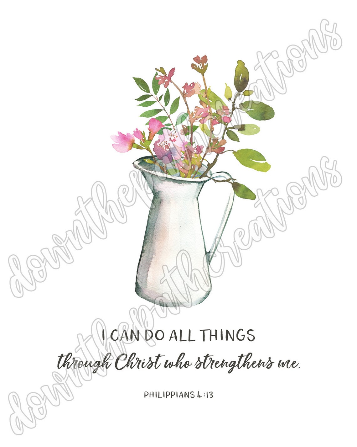 Philippians 4:13 Printable I Can Do All Things Through - Etsy