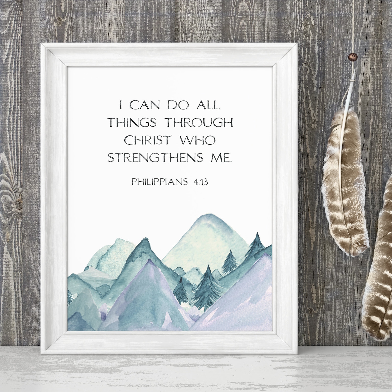 Philippians 4:13 Printable I Can Do All Things Through - Etsy