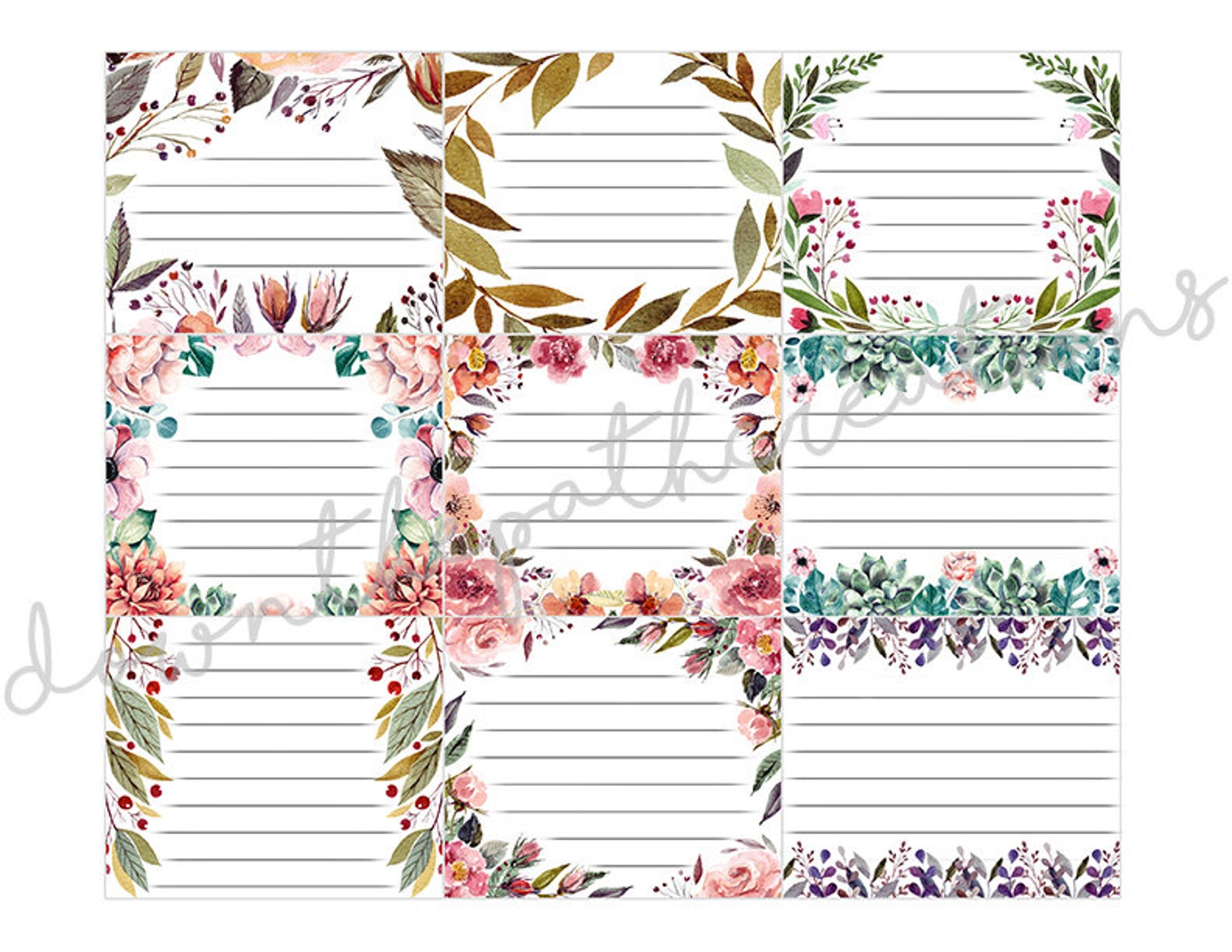 Bible Journaling Cards Printable 3x2.5 Instant Download - Etsy