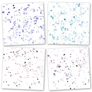 Watercolor Splatter Digital Paper, Instant Download, Watercolor ...