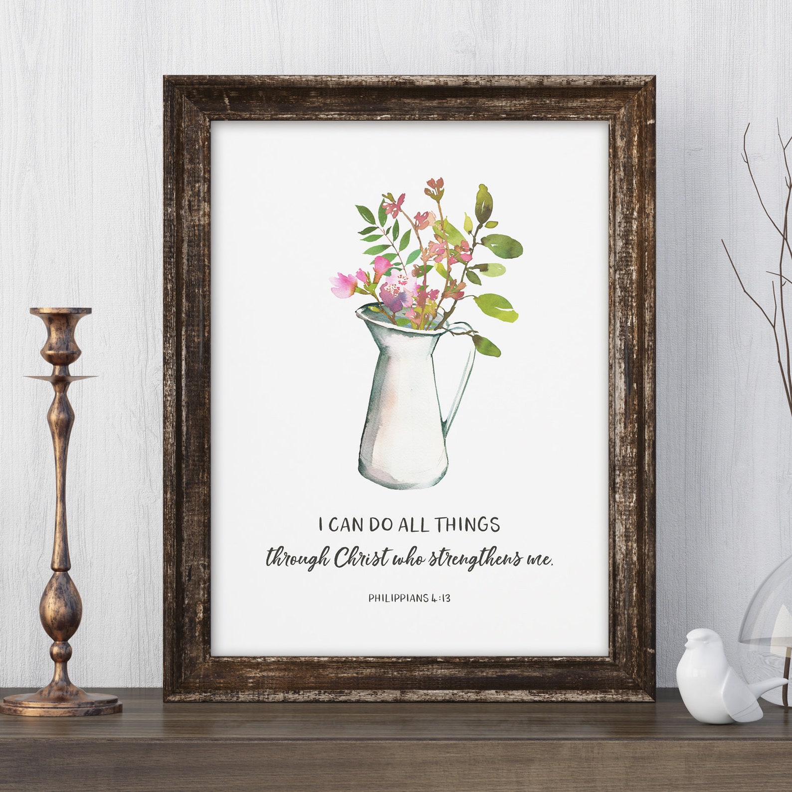 Philippians 4:13 Printable I Can Do All Things Through - Etsy