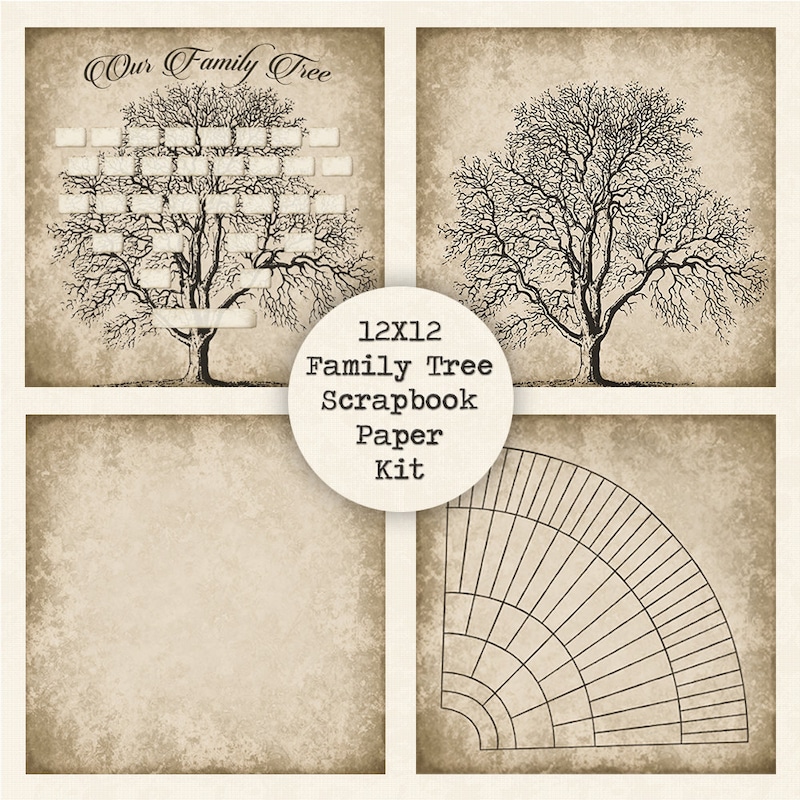 Digital Family Tree - Etsy