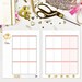 Printable Happy Planner Weekly Pages, Pink Rose Gold, Undated Blank ...