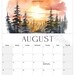 Bible Verse Calendar 2024, Printable PDF, Inspirational Watercolor ...